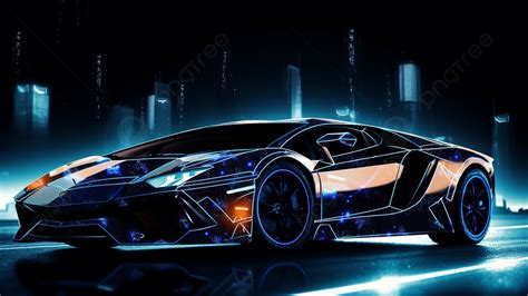 sports car futuristic sci fi background sports car future science