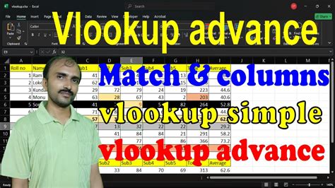 Match Columns Rows And Vlookup Function In Microsoft Excel Vlookup
