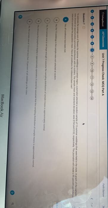 Solved Collegeard AP Classroom Unit Progress Check MCQ Chegg
