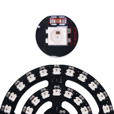 Mokungit Ws2812b Ws2812 3535 Rgb Led Ring Glasses Dream Color Lamp