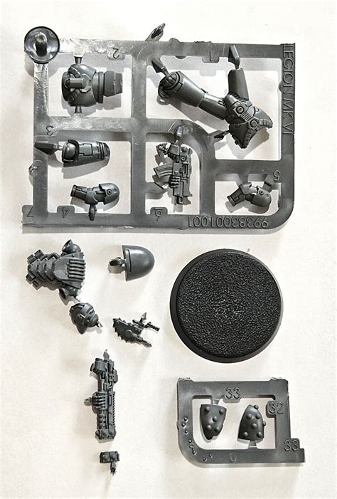 Horus Heresy Warhammer 40k Mk Vi Space Marine With Volkite Caliver