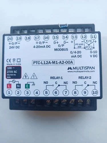 Multispan Ptc L12 A M1 Process And Temperature Controller Panel Mount At ₹ 3400 Midc Ambad