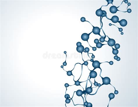 Structure Molecule Of Dna And Neurons Abstract Background Medicine