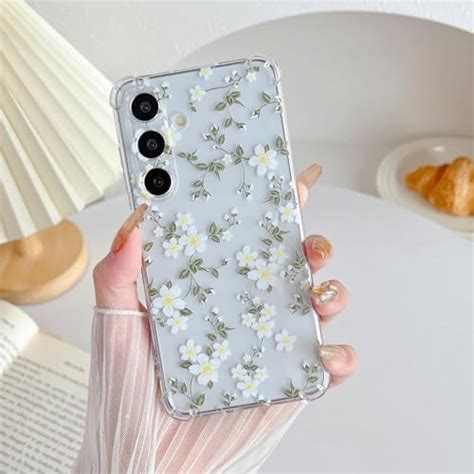 Amazon Com Ztofera For Samsung Galaxy A G G Case Cute Clear Floral Flower Pattern Case For