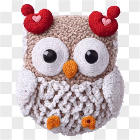 Download Cute Yarn Owl Plush Toy Cartoons Online Creative Fabrica
