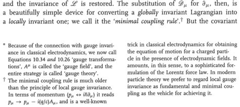 Electromagnetism Motivating The Definition Of The Gauge Covariant Derivative From Eandm