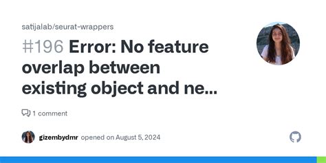 error no feature overlap between existing object and new layer data