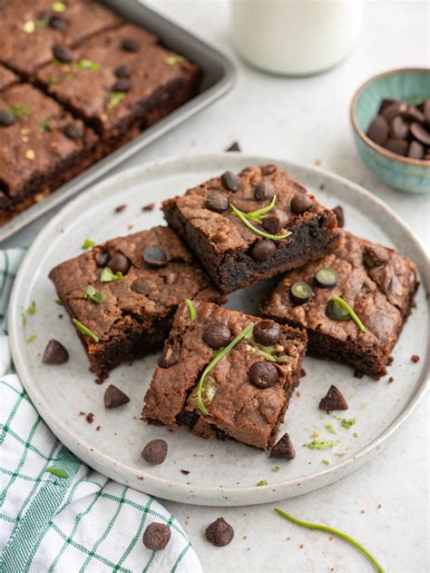 Chocolate Chip Zucchini Brownies Trending Dishes