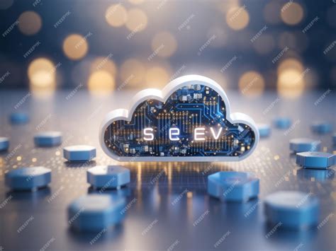 Premium Ai Image Sentinel In The Clouds Cyber Security Of Cloud Network With Generative Ai Edge