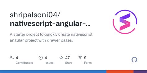GitHub Shripalsoni Nativescript Angular Drawer Template A Starter Project To Quickly Create