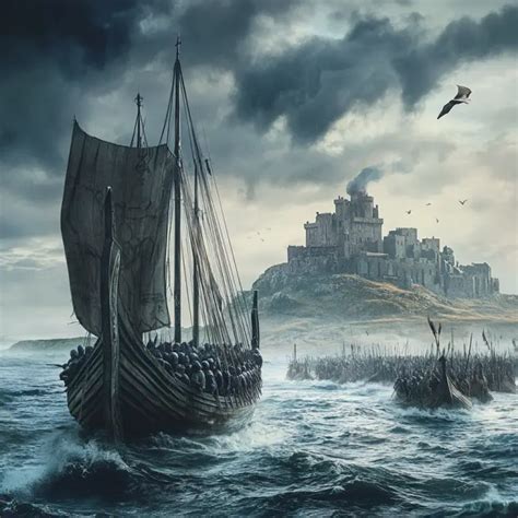Vikings Raid At Lindisfarne Viking Times