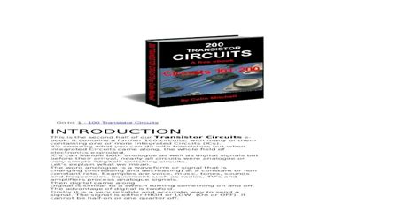 Docx 1 100 Transistor Circuits Dokumen Tips