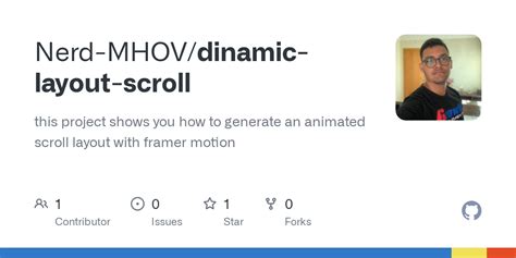 Github Nerd Mhovdinamic Layout Scroll This Project Shows You How To