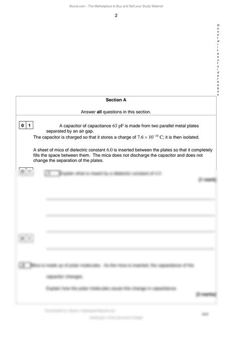SOLUTION Aqa A Level Physics 2021 Paper 2 Qp Copy 1 Studypool