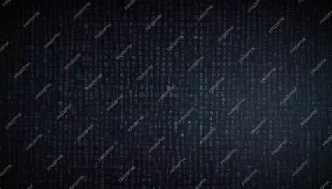 Premium Photo Digital Binary Code Matrix Background Scientific Technology Data Binary Code
