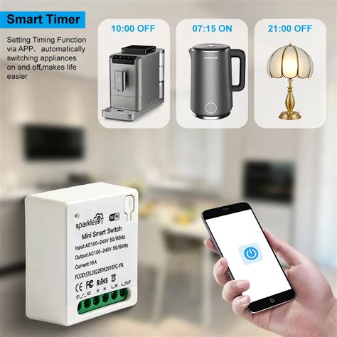 Matter 16a Wifi Mini Smart Switch Pass Through Disconnect Dual Control