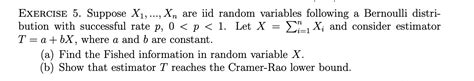 Solved EXERCISE Suppose X Xn Are Iid Random Variables Chegg