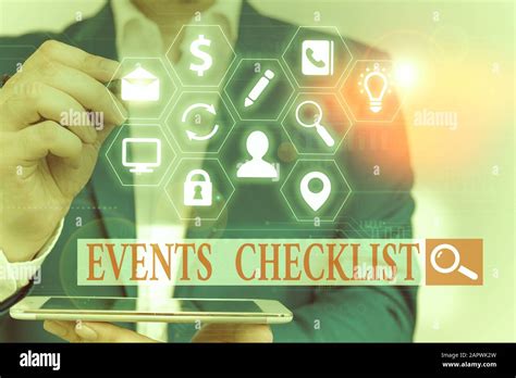 Text Sign Showing Events Checklist Business Photo Text Invaluable Tool For Successfully