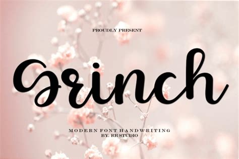 Grinch Font Classic Handwritten Script For All Occasions Font Canyon