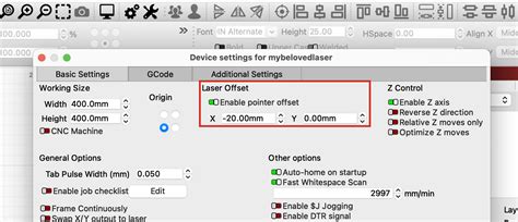Laser Offset Setup Lightburn Documentation Laser Offset Setup Lightburn Documentation