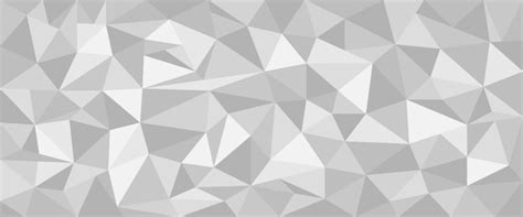 Premium Vector Abstract Triangles Background Geometric White And Gray