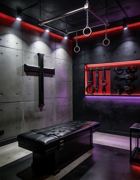 Modern Bdsm Dungeon Interior Aiイラストモデル Pixai