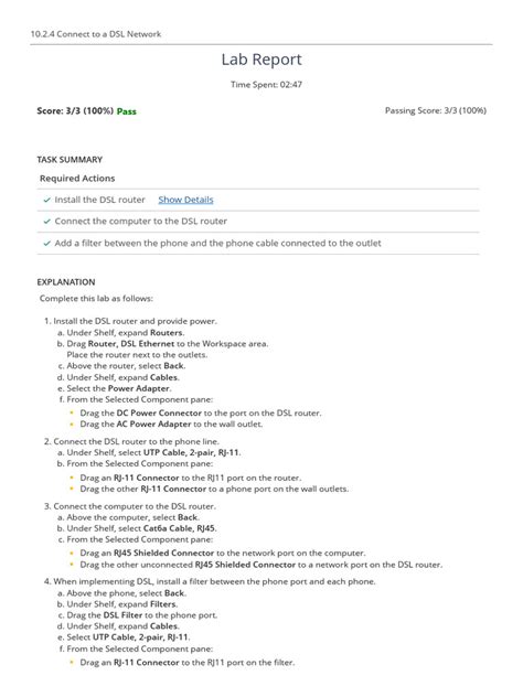 Test Lab Pdf Computer Network Firewall Computing