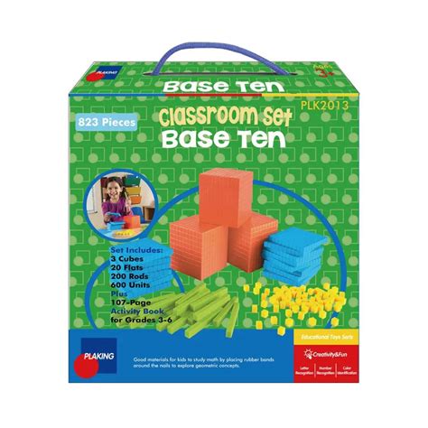 Base Ten Classroom Setplastic Base Ten Blocksthe Starter Kit For Math
