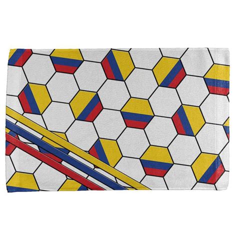 World Cup Colombia Soccer Ball All Over Sport Towel Wish