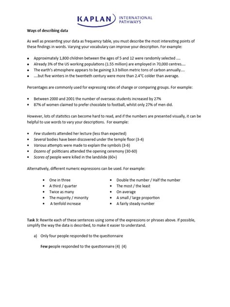 ways of describing data pdf
