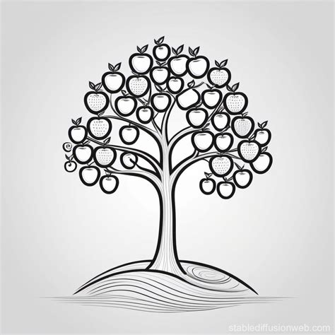 Fruit Tree Drawing Prompts Stable Diffusion Online