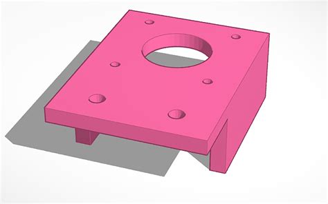 3d Design Nema 17 Motor Mount Z Axis Tinkercad