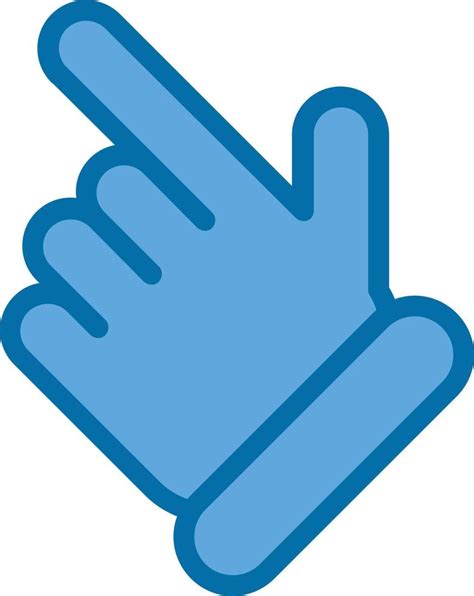 Hand Pointer Vector Icon Design Vector Art At Vecteezy