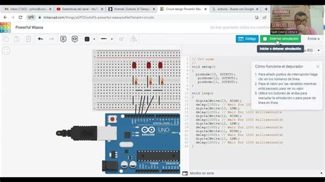 Tutorial Circuitos Con Arduino En Tinkercad Youtube