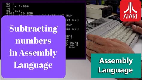 Subtraction Using 6502 Assembly Language Youtube