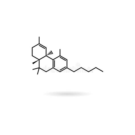Cannabinoid Structure Cannabidiol Molecular Structures Thc And Cbd