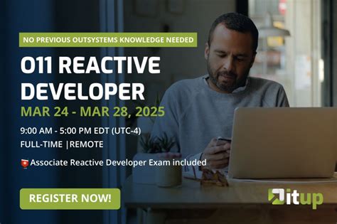 Reactivedevelopment Outsystems Webapps Certifieddeveloper Techskills Itup We Ramp You Up