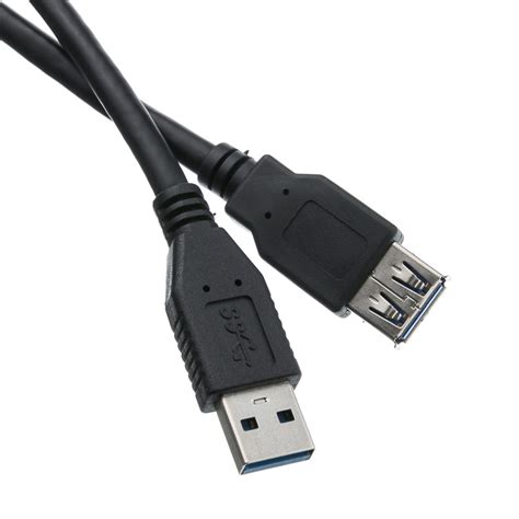 6ft Usb 3 0 Extension Cable Black Type A Male Female