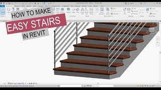 How To Make Easy Stairs In Revit REVIT TUTORIAL Doovi
