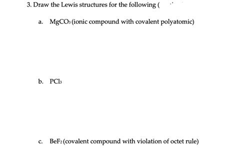 Ionic Bond Lewis Structure