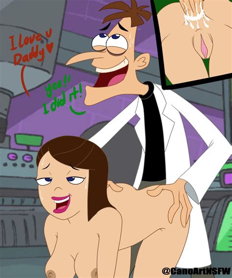 Post 6218963 Canoartnsfw Dr Heinz Doofenshmirtz Phineas And Ferb Vanessa Doofenshmirtz