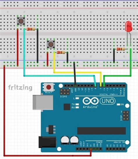 nr 06 taster am arduino funduino kits und anleitungen für arduino