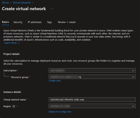configure azure private endpoints for snowflake internal stages