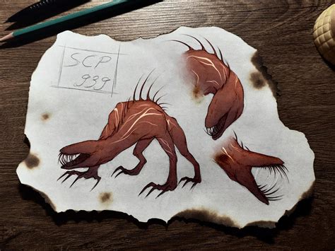 Scp 939 Sketches By Idiza194 On Deviantart