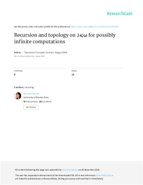 Pdf Recursion And Topology On 2