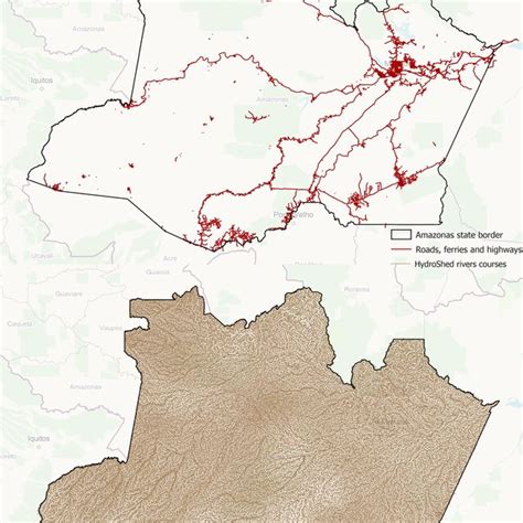 Comparison Of The Distribution Of Osm Pathways Versus Rivers In The