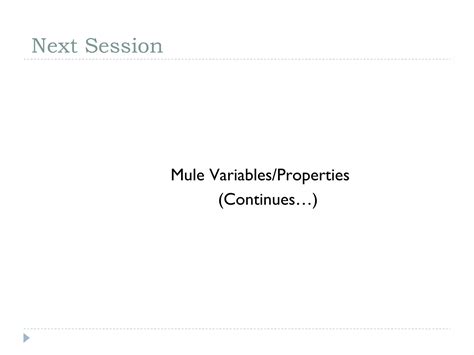 Mule Soft Mulevariables Ppt