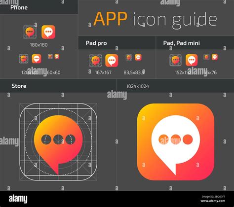 UI IOS Button Icons Design Guidelines For Web And Mobile App Vector Template Illustration Of