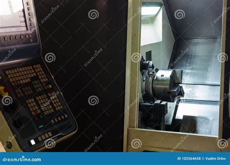 Turret Lathe With CNC Editorial Stock Photo Image Of Equipment 102564658