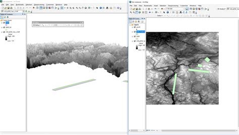 Arcgis Desktop Why Polygons Is Displaying Under Dem Geographic